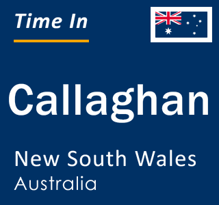 Current Local Time in Callaghan, New South Wales, Australia
