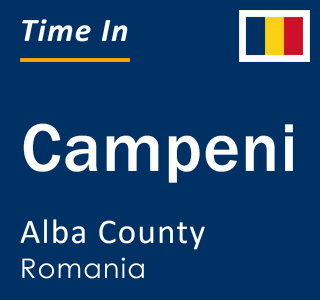 Current Local Time in Campeni, Alba County, Romania