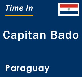 Current Local Time in Capitan Bado, Paraguay