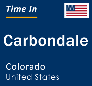 Current Local Time in Carbondale, Colorado, United States