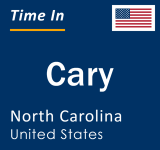 Current Local Time in Cary, North Carolina, United States