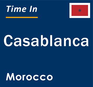 Current Local Time in Casablanca, Morocco