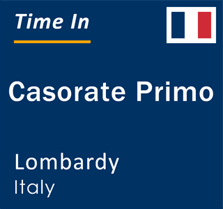 Current Local Time in Casorate Primo, Lombardy, Italy