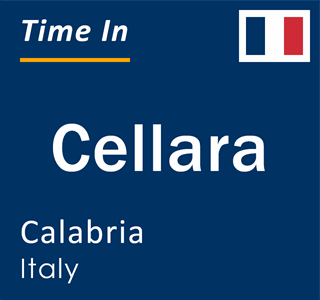 Current Local Time in Cellara, Calabria, Italy