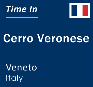 Current Local Time in Cerro Veronese, Veneto, Italy