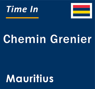 Current Local Time in Chemin Grenier, Mauritius