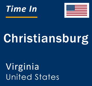 Current Local Time in Christiansburg, Virginia, United States