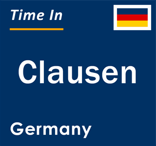 Current Local Time in Clausen, Germany