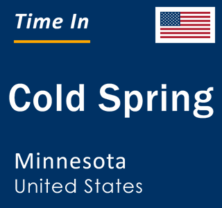 Current Weather Forecast | Cold Spring, Minnesota, United States
