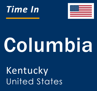 Current Local Time in Columbia, Kentucky, United States
