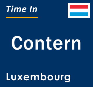 Current Local Time in Contern, Luxembourg