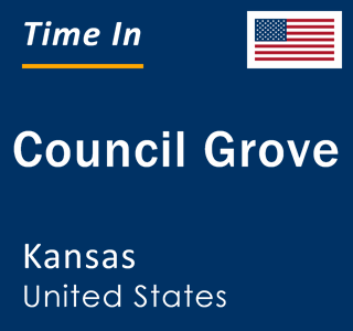 Current Local Time in Council Grove, Kansas, United States