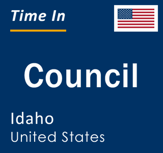 Current Local Time in Council, Idaho, United States