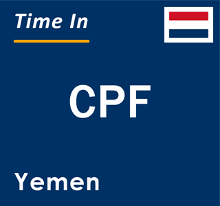 Current Local Time in CPF, Yemen