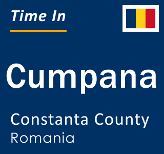 Current Local Time in Cumpana, Constanta County, Romania