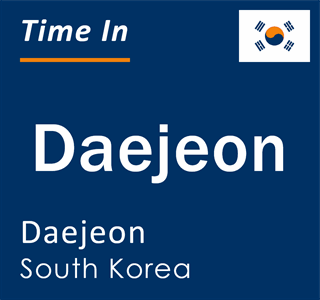 Current Local Time in Daejeon, Daejeon, South Korea