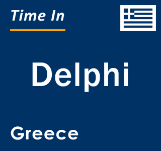 Current Local Time in Delphi, Greece