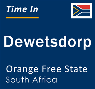 Current Local Time in Dewetsdorp, Orange Free State, South Africa