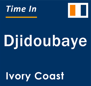 Current Local Time in Djidoubaye, Ivory Coast
