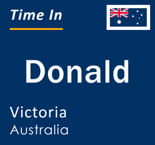 Current Local Time in Donald, Victoria, Australia