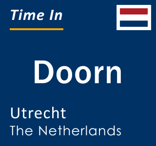 Current Local Time in Doorn, Utrecht, The Netherlands