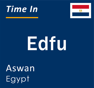 Current Local Time in Edfu, Aswan, Egypt