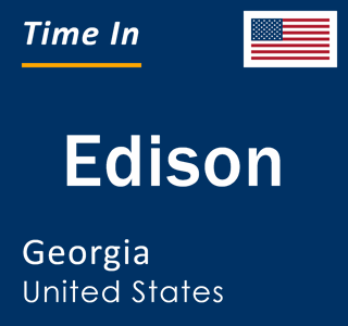 Current Local Time in Edison, Georgia, United States