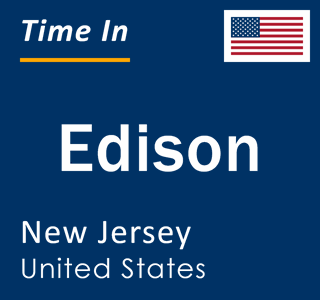 Current Local Time in Edison, New Jersey, United States
