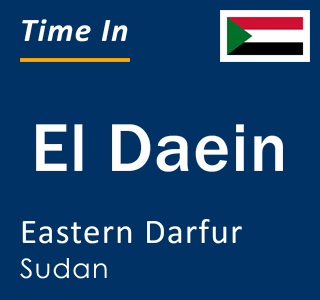 Current Local Time in El Daein, Eastern Darfur, Sudan