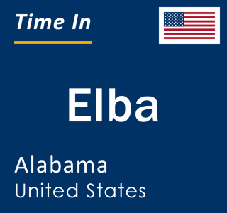 Current Local Time in Elba, Alabama, United States