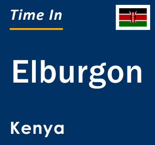 Current Local Time in Elburgon, Kenya
