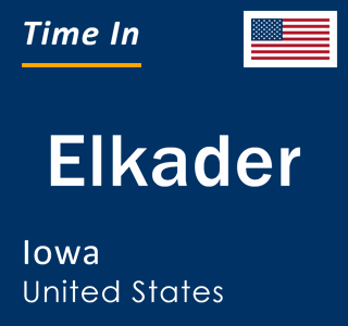 Current Local Time in Elkader, Iowa, United States