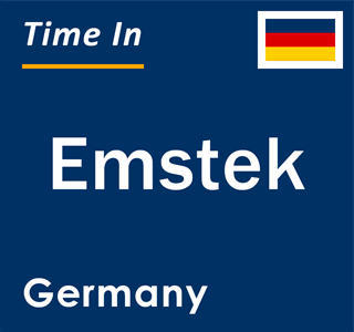 Current Local Time in Emstek, Germany