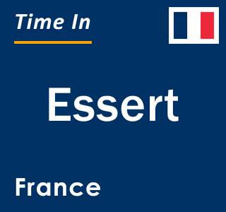 Current Local Time in Essert, France