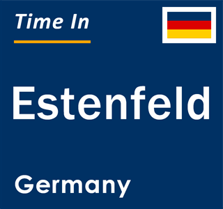 Current Local Time in Estenfeld, Germany