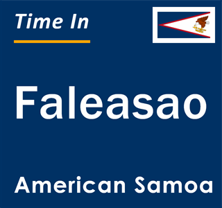 Current Local Time in Faleasao, American Samoa