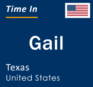 Current Local Time in Gail, Texas, United States