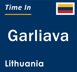 Current Local Time in Garliava, Lithuania