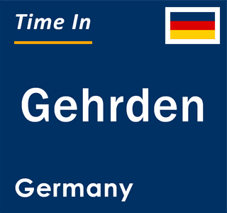 Current Local Time in Gehrden, Germany