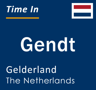 Current Local Time in Gendt, Gelderland, The Netherlands