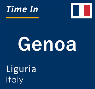 Current Local Time in Genoa, Liguria, Italy