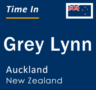 Current Local Time in Grey Lynn, Auckland, New Zealand