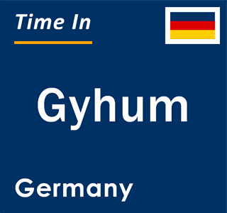 Current Local Time in Gyhum, Germany