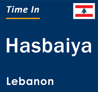 Current Local Time in Hasbaiya, Lebanon