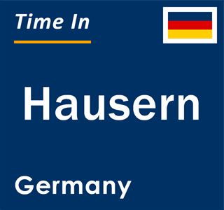Current Local Time in Hausern, Germany