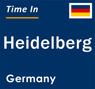 Current Local Time in Heidelberg, Germany