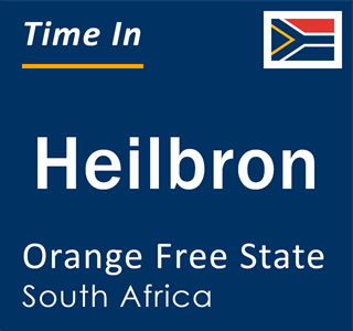 Current Local Time in Heilbron, Orange Free State, South Africa