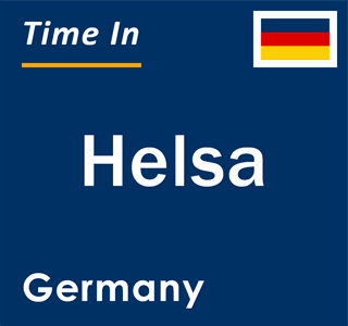 Current Local Time in Helsa, Germany