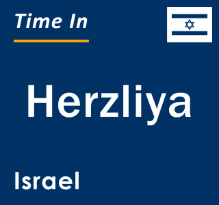 Current Local Time in Herzliya, Israel