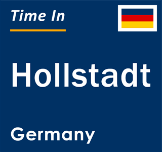 Current Local Time in Hollstadt, Germany